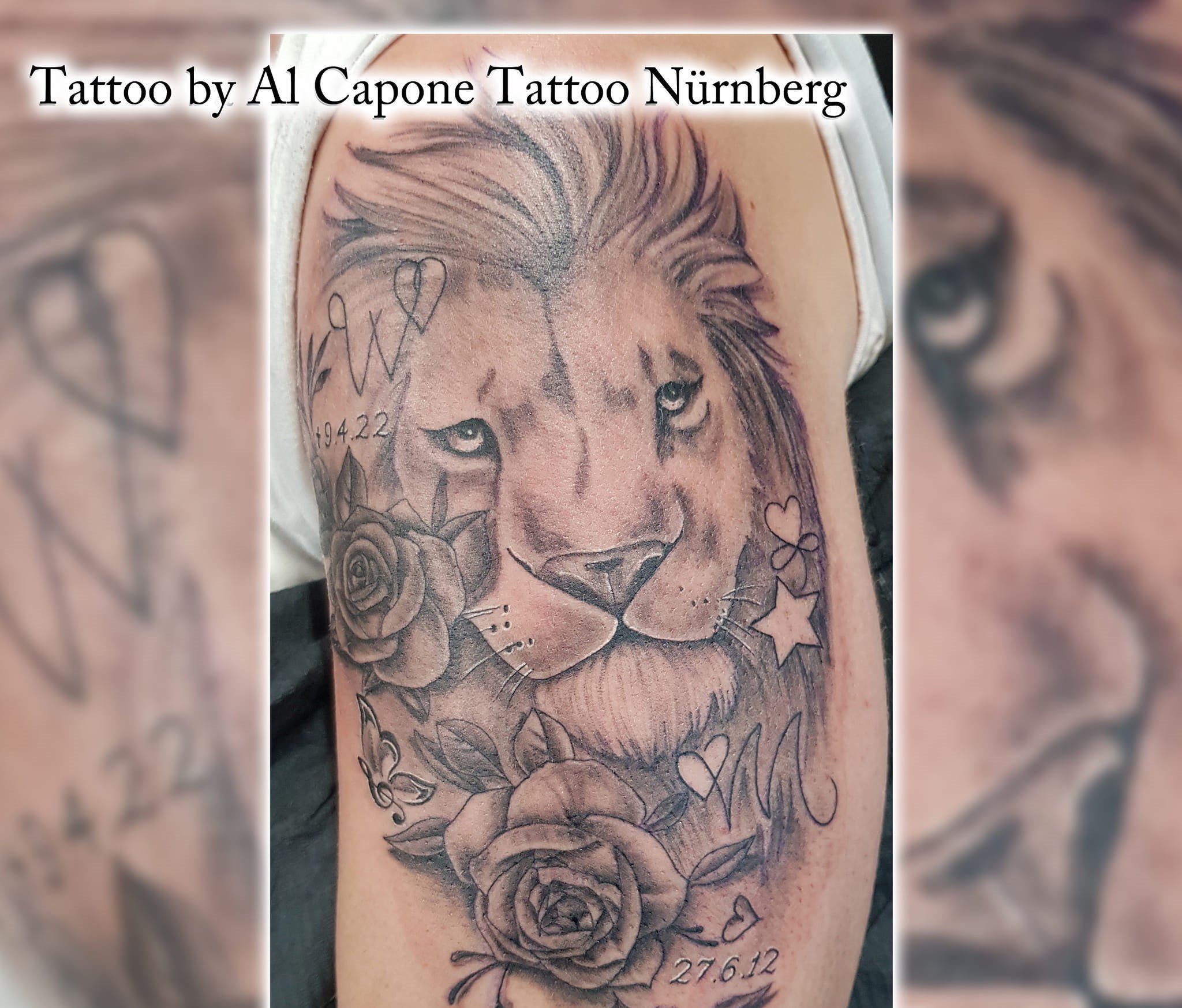 Al Capone Maschinenpistole Tattoo